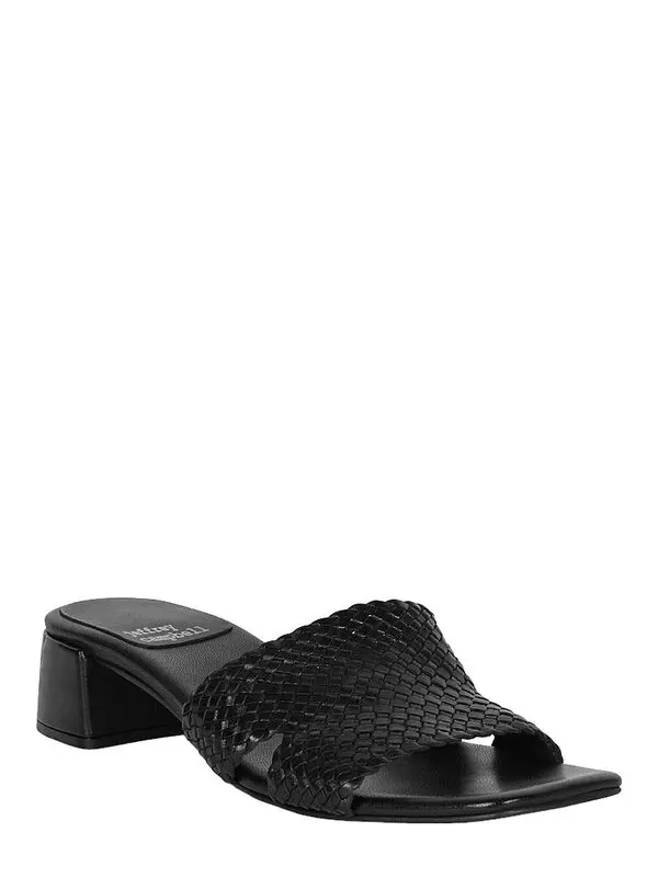 Jeffrey Campbell Coen Slide Sandals - Black