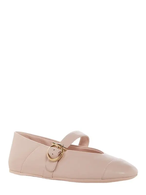 FERRAGAMO Nena Gancini Mary Jane Flats - Ballet