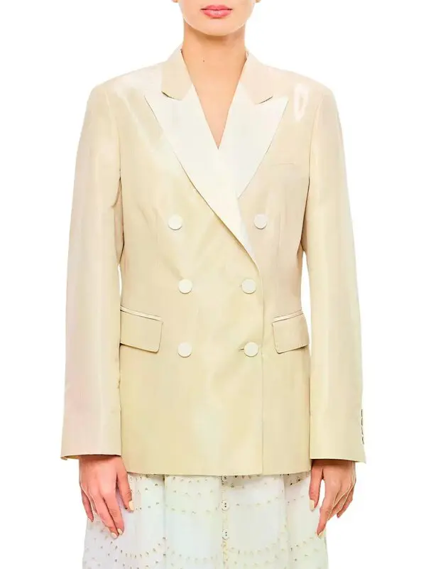 Alberto Biani Double-breasted Blazer - Neutrals