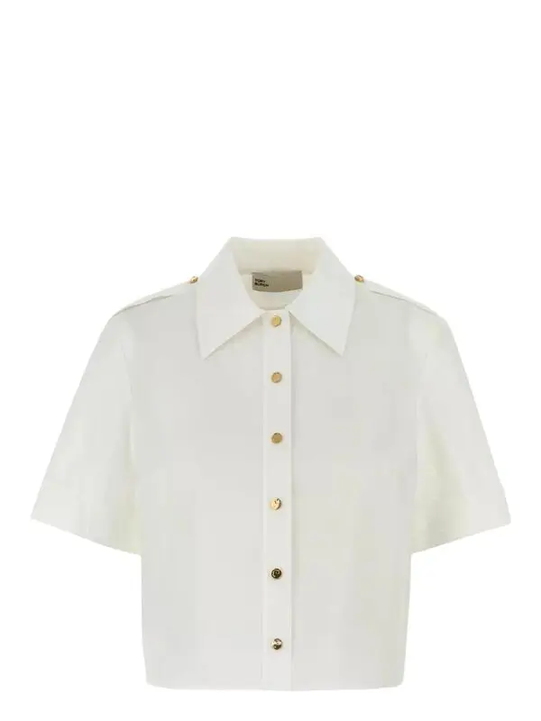 Tory Burch Poplin Shirt - White