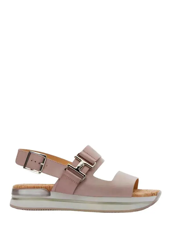 Hogan Leather Sandals - Pink