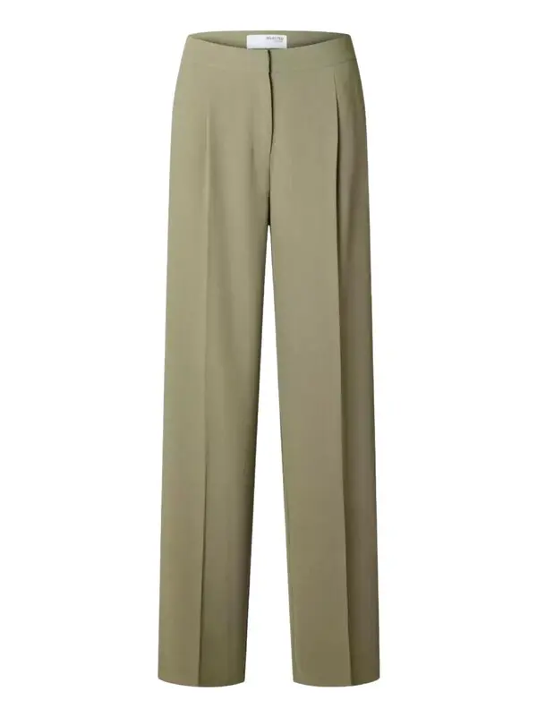 SELECTED Pleated Trousers - Green