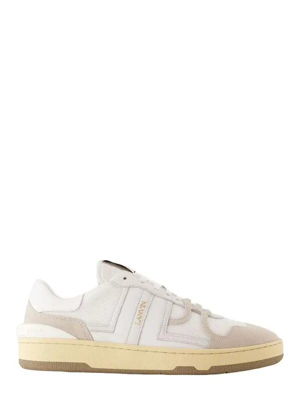 LANVIN Clay Low Top Sneakers - White