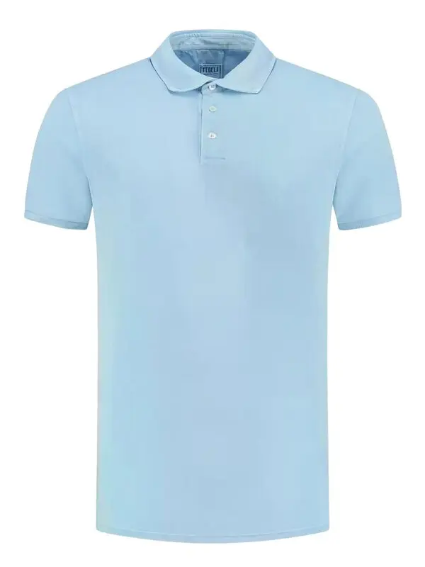 Fedeli Short-sleeve Polo Shirt - Blue