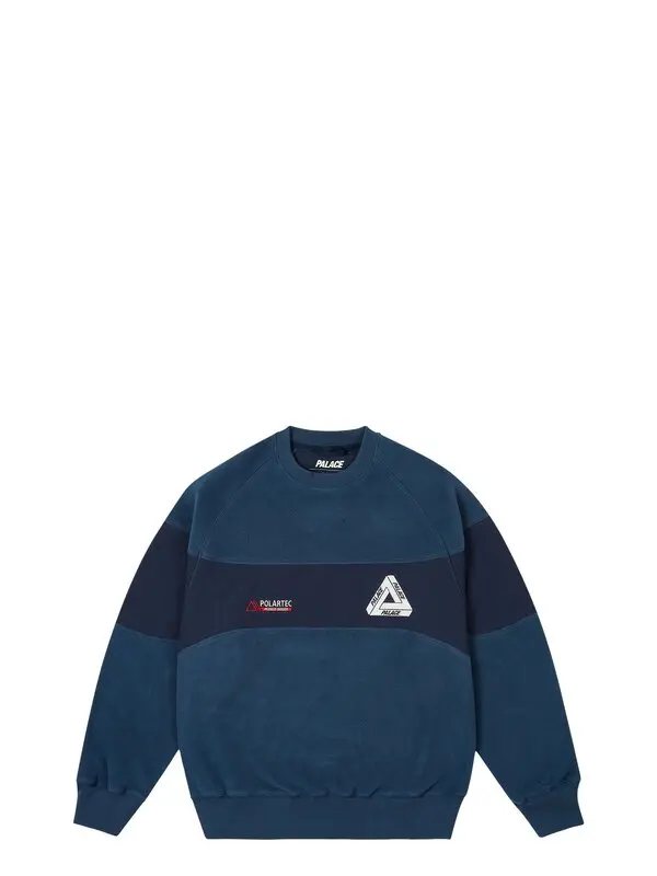 PALACE Polartec 200 Crew 'navy - Blue