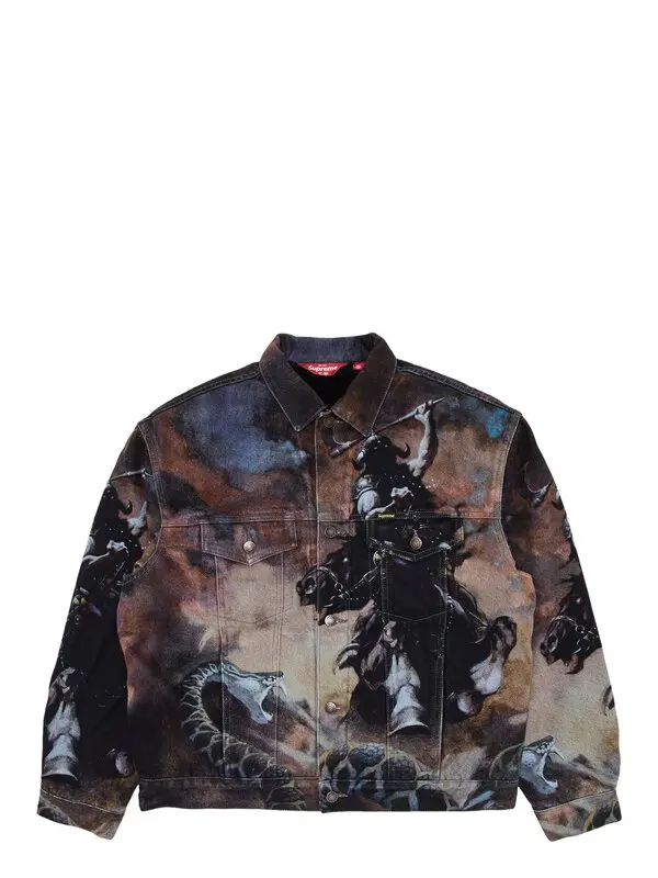 Supreme X Frank Frazetta Trucker Jacket - Multicolor