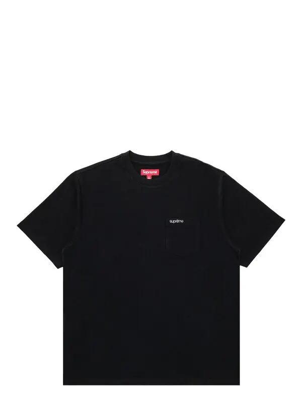 Supreme Short-sleeve Pocket Tee - Black