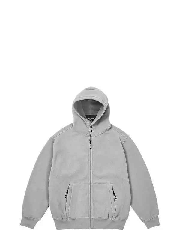 PALACE Polartec Lazer Zip Hood - Grey