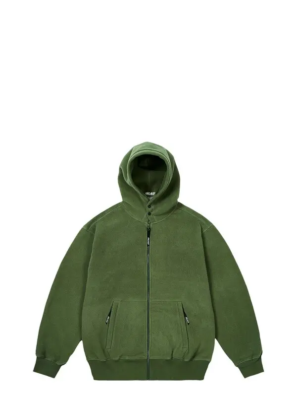PALACE Polartec Lazer Zip Hood - Green