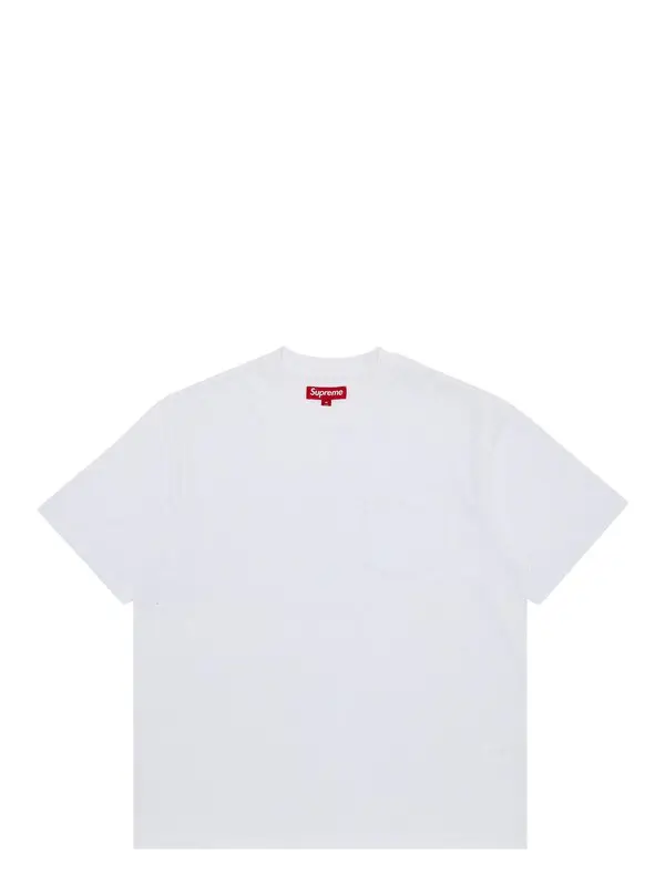 Supreme Short Sleeve Pocket Tee - White