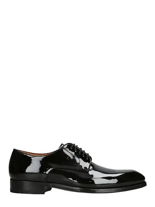 Magnanni Madis Patent Leather Derby Shoes - Black