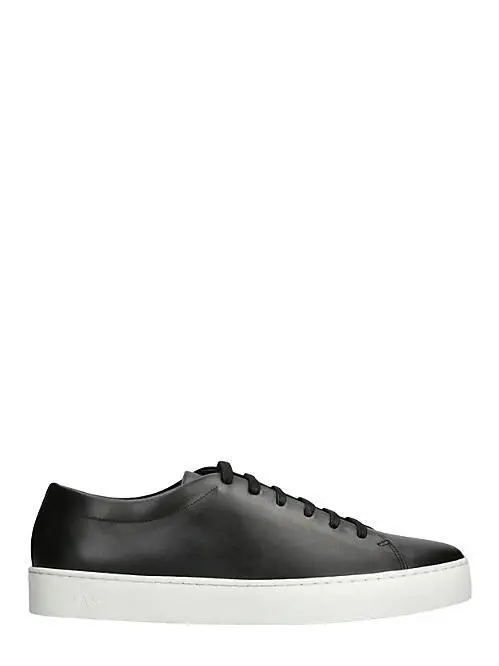 JAK Royal Leather Low-top Trainers - Blk/white