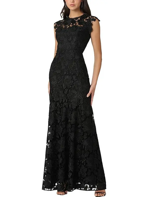 Shoshanna Raven Lace Dress - Jet