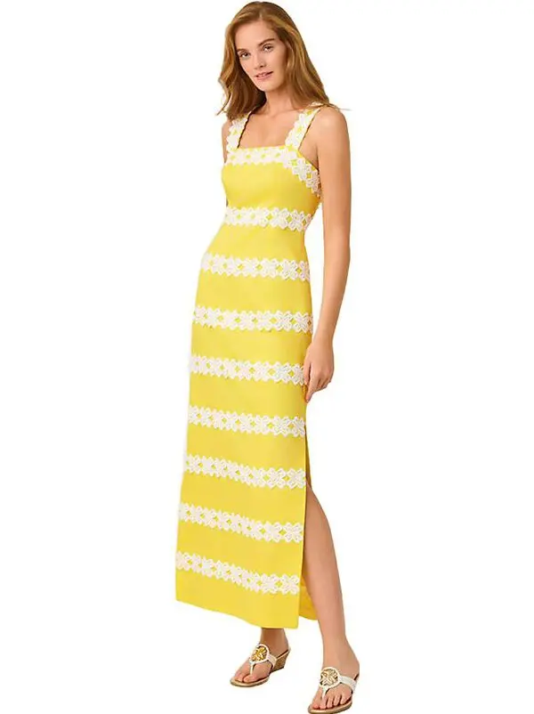 Lilly Pulitzer® Davis Maxi Dress - Estelle Yellow