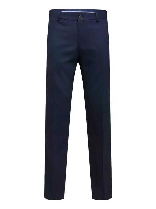 SELECTED Straight-leg Trousers - Blue