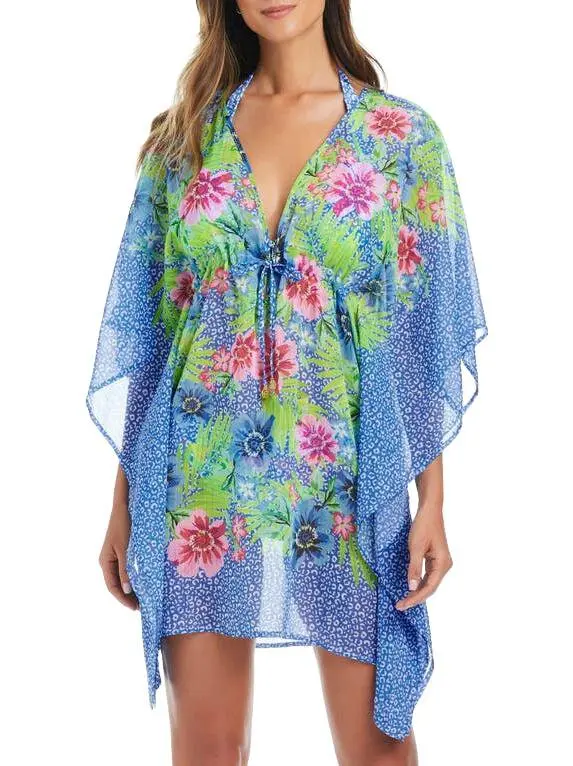 ROD BEATTIE Printed Cover-up Tunic - Blue Multi