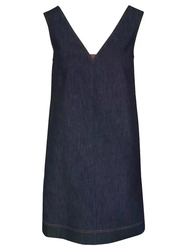 Brunello Cucinelli Cotton Denim Dress - Blue
