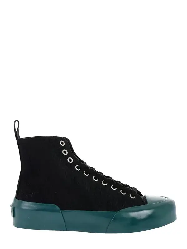 JIL SANDER Jungle High-top Sneakers - Black