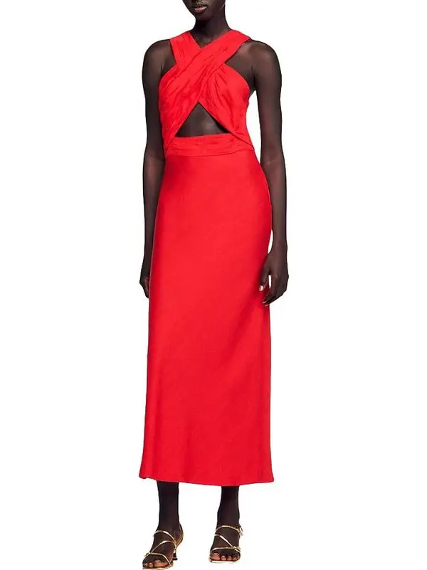 Sandro Valentina Dress - Red