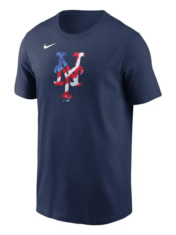 Nike New York Mets Americana Mlb T-shirt - Blue