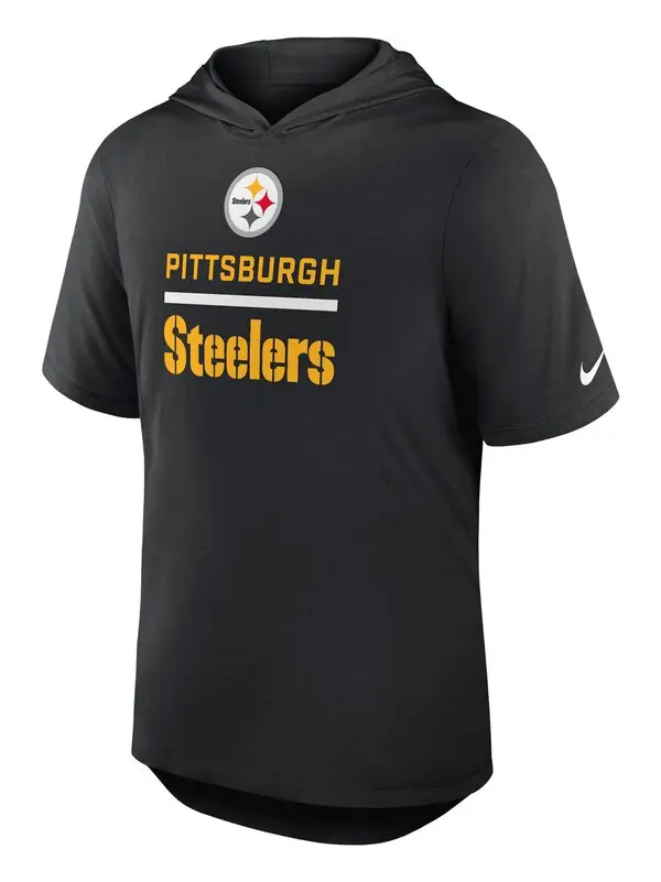 Nike Pittsburgh Steelers Dri-fit Nfl Hooded T-shirt - Black