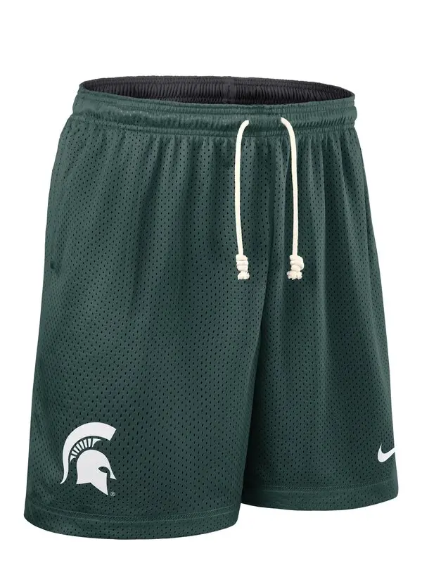 Nike Michigan State Sideline Reversible College Shorts - Green