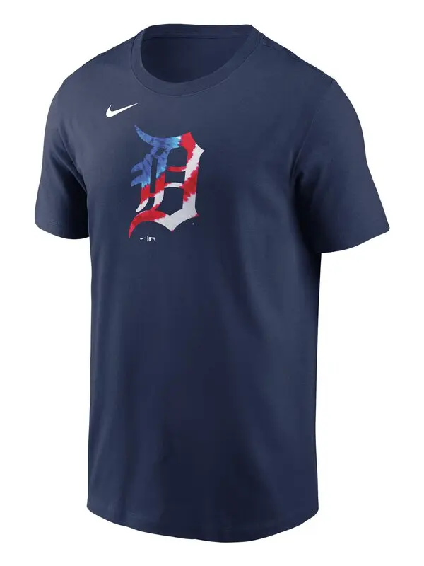 Nike Detroit Tigers Americana Mlb T-shirt - Blue