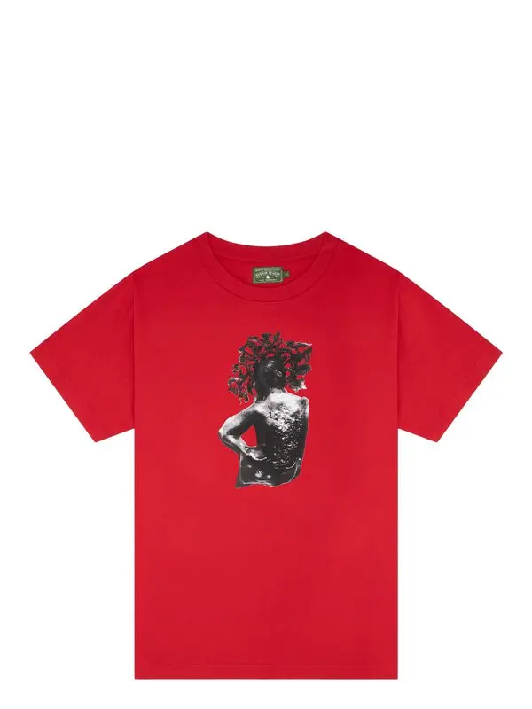 DENIM TEARS X Arthur Jafa Ex-slave Gordon Tee - Red