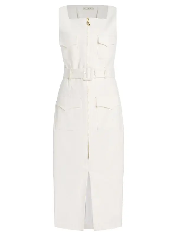 USISI SISTER Alexa Cotton Dress - White