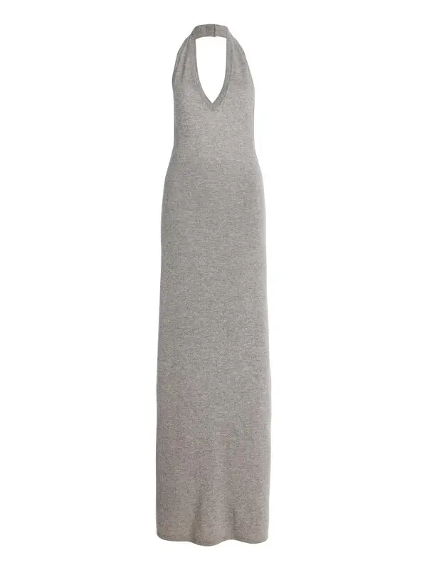 NILI LOTAN Shaya Cashmere Sweater Dress - Grey