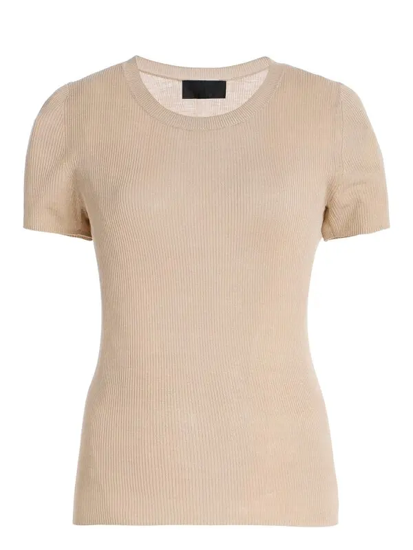 NILI LOTAN Hettie Silk Sweater - Ivory