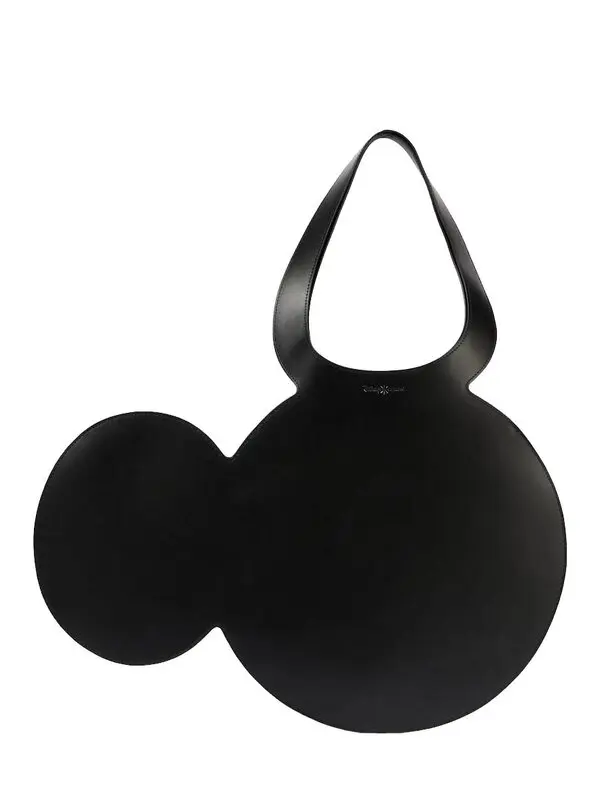 Coperni X Disney® Mickey Heart Leather Tote Bag - Black