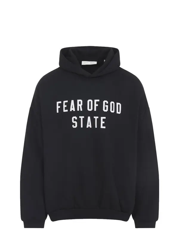 Fear Of God 90s Fit Fleece Hoodie - Black