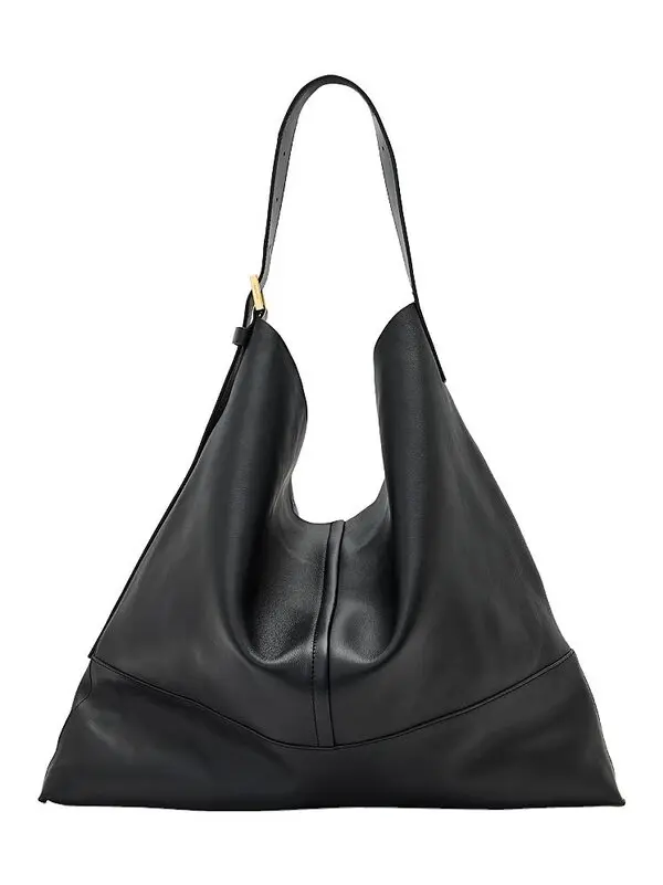 ALLSAINTS Asha Leather Shoulder Bag - Black