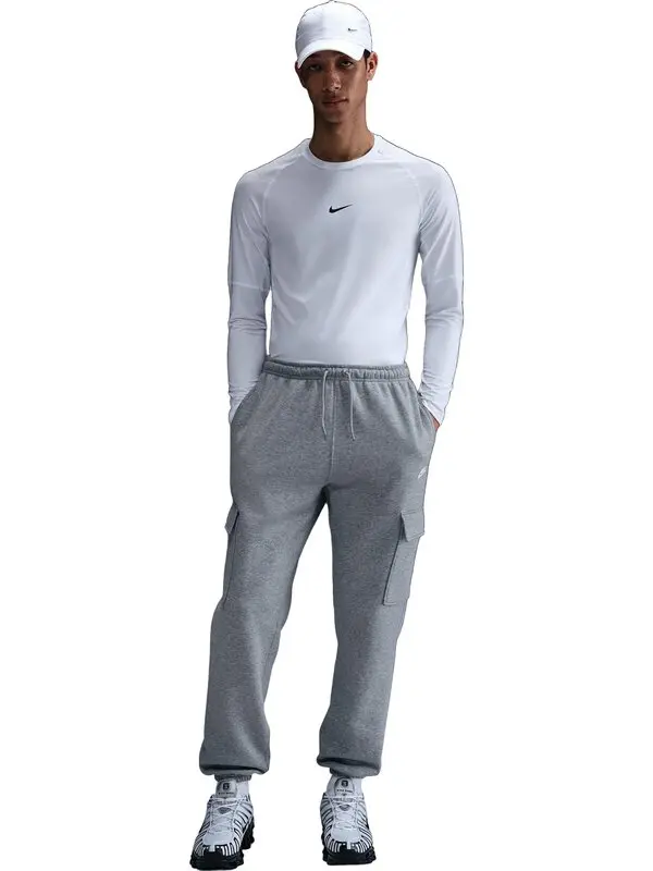 Nike Club Fleece Cargo Pants - Grey