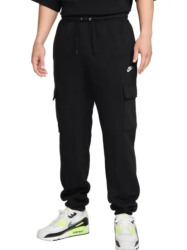 Nike Club Fleece Cargo Pants - Black