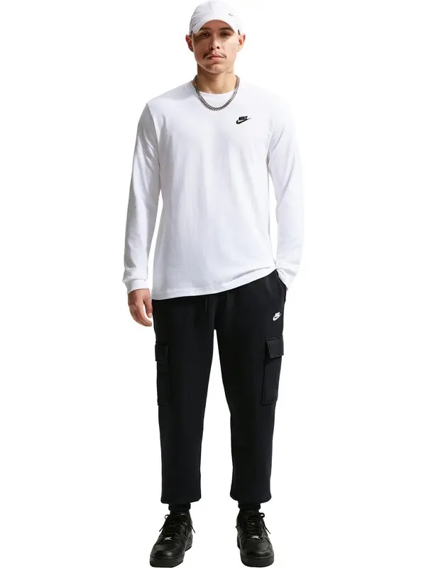 Nike Club Fleece Cargo Pants - Black