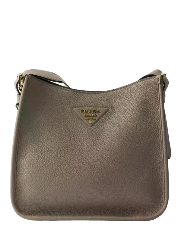Prada Leather Shoulder Bag - Brown