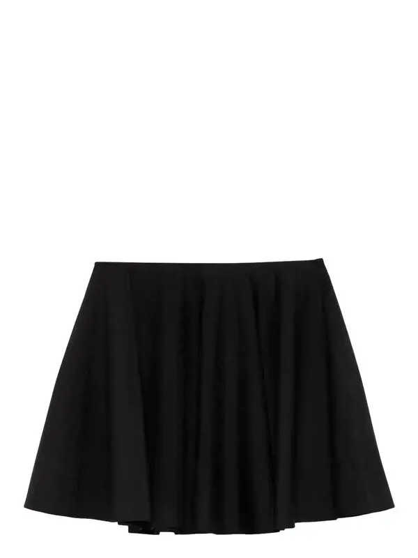 Givenchy Logo-jacquard Mini Skirt - Black