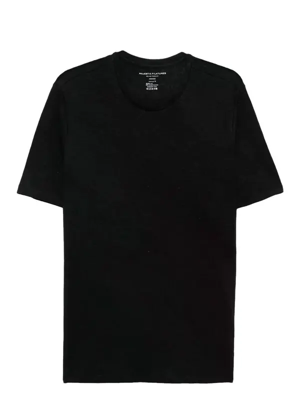 Majestic Filatures Round-neck T-shirt - Black