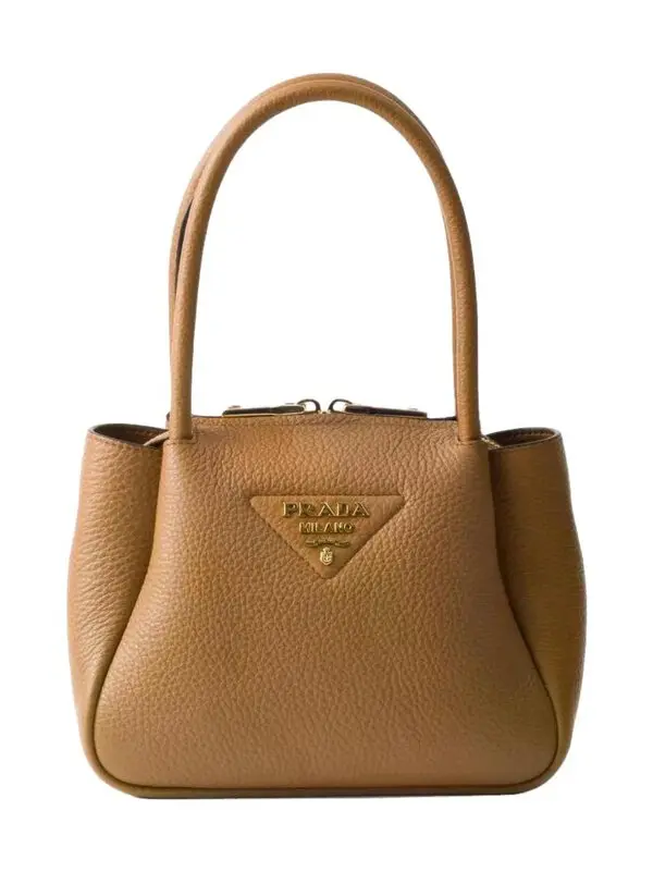 Prada Leather Mini Bag - Brown
