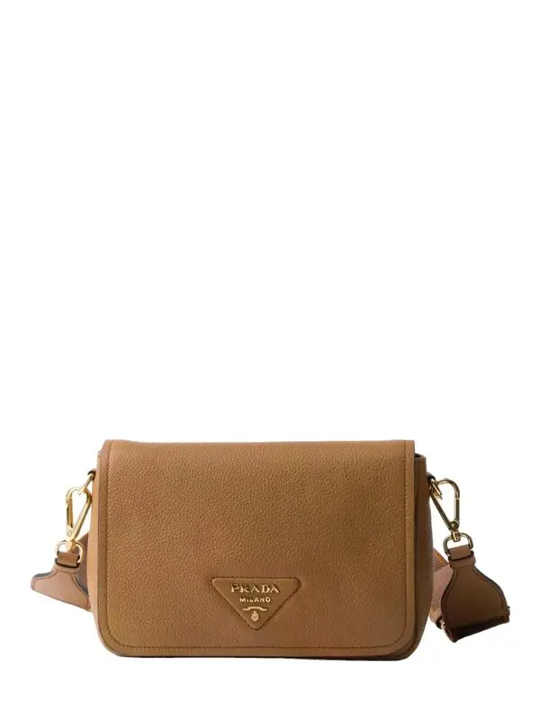 Prada Leather Shoulder Bag - Brown