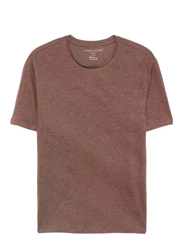 Majestic Filatures Round-neck T-shirt - Brown