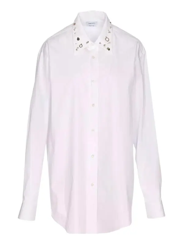 Alexander McQueen Stud-detailed Shirt - White