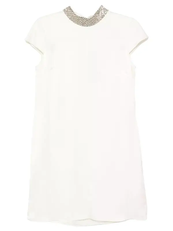 TOM FORD Short-sleeves Mini Dress - Neutrals