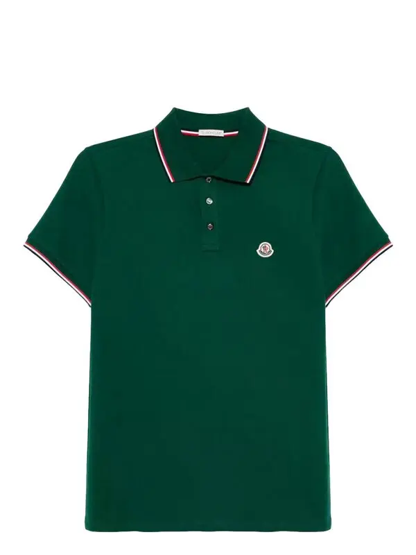 Moncler Logo Polo Shirt - Green