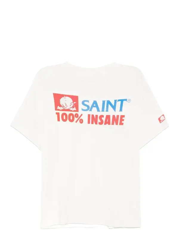 SAINT MXXXXXX Graphic-print T-shirt - White