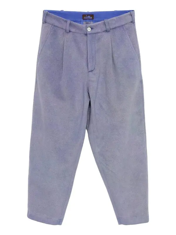 STAIN SHADE Straight-leg Trousers - Purple