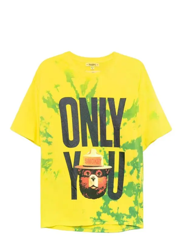 STAIN SHADE Graphic-print T-shirt - Yellow