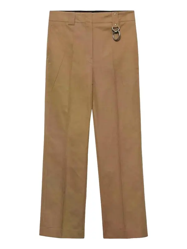 Prada Poplin Pants - Neutrals